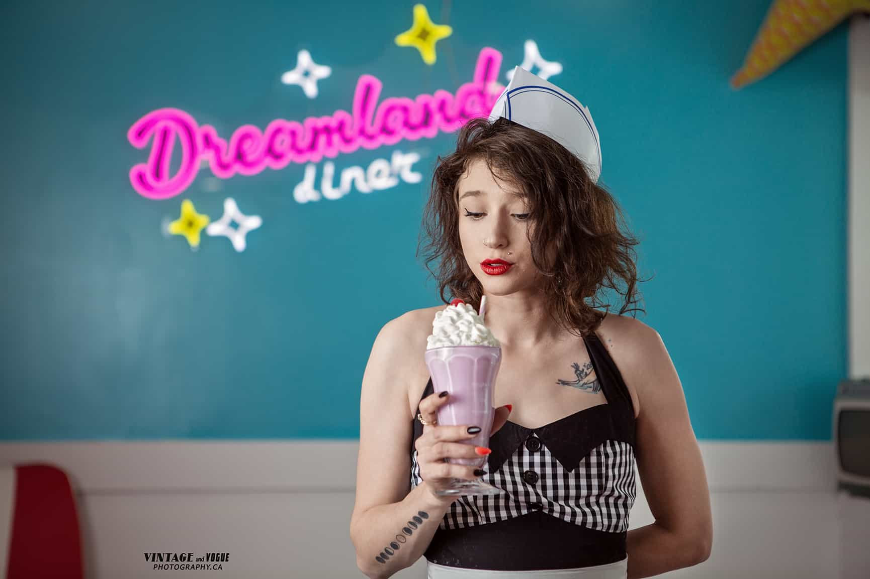 DREAMLAND DINER RETRO WINNIPEG PHOTOSHOOT