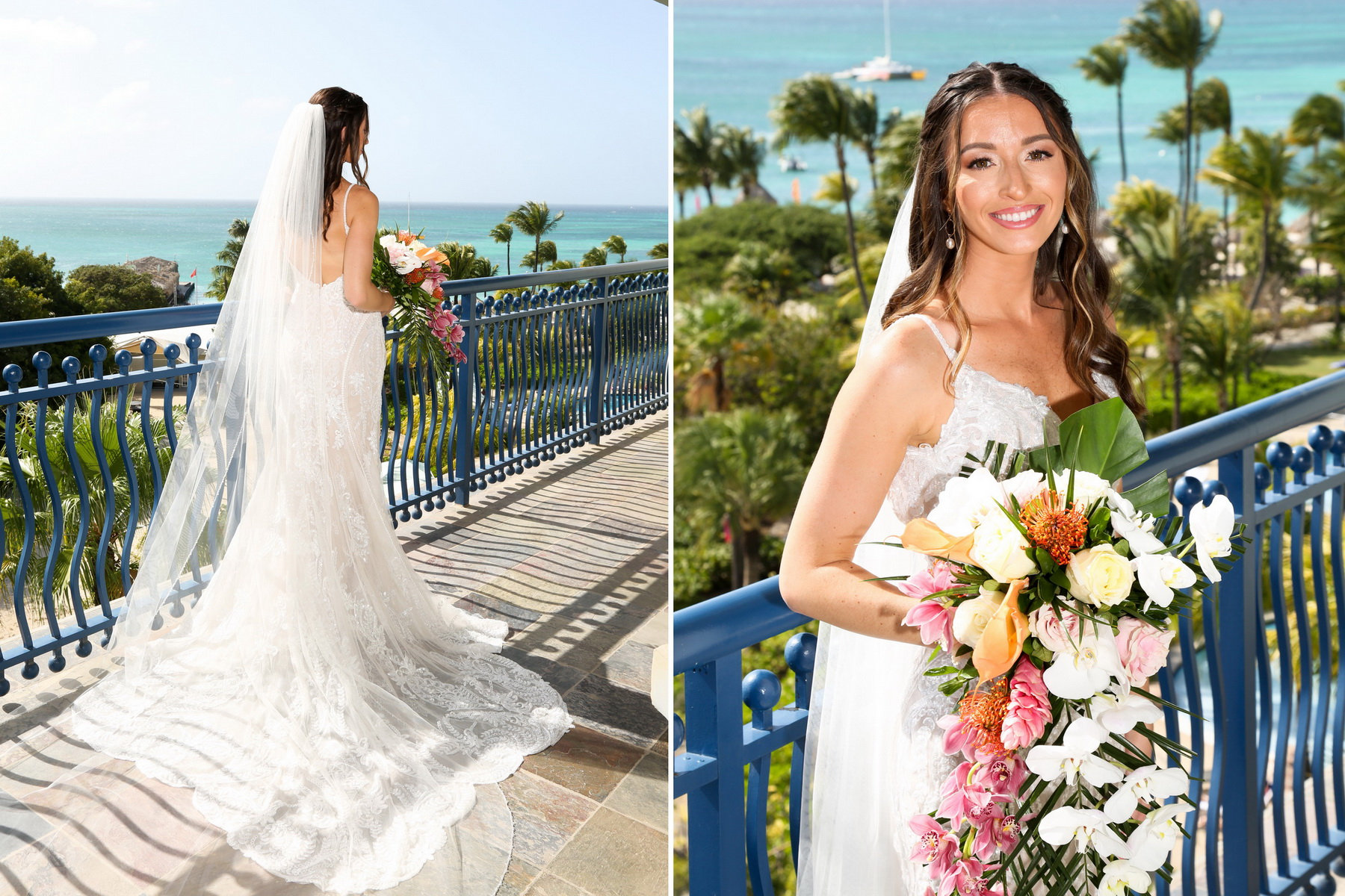 Hilton Aruba Caribbean Resort Wedding - Maria and Trent