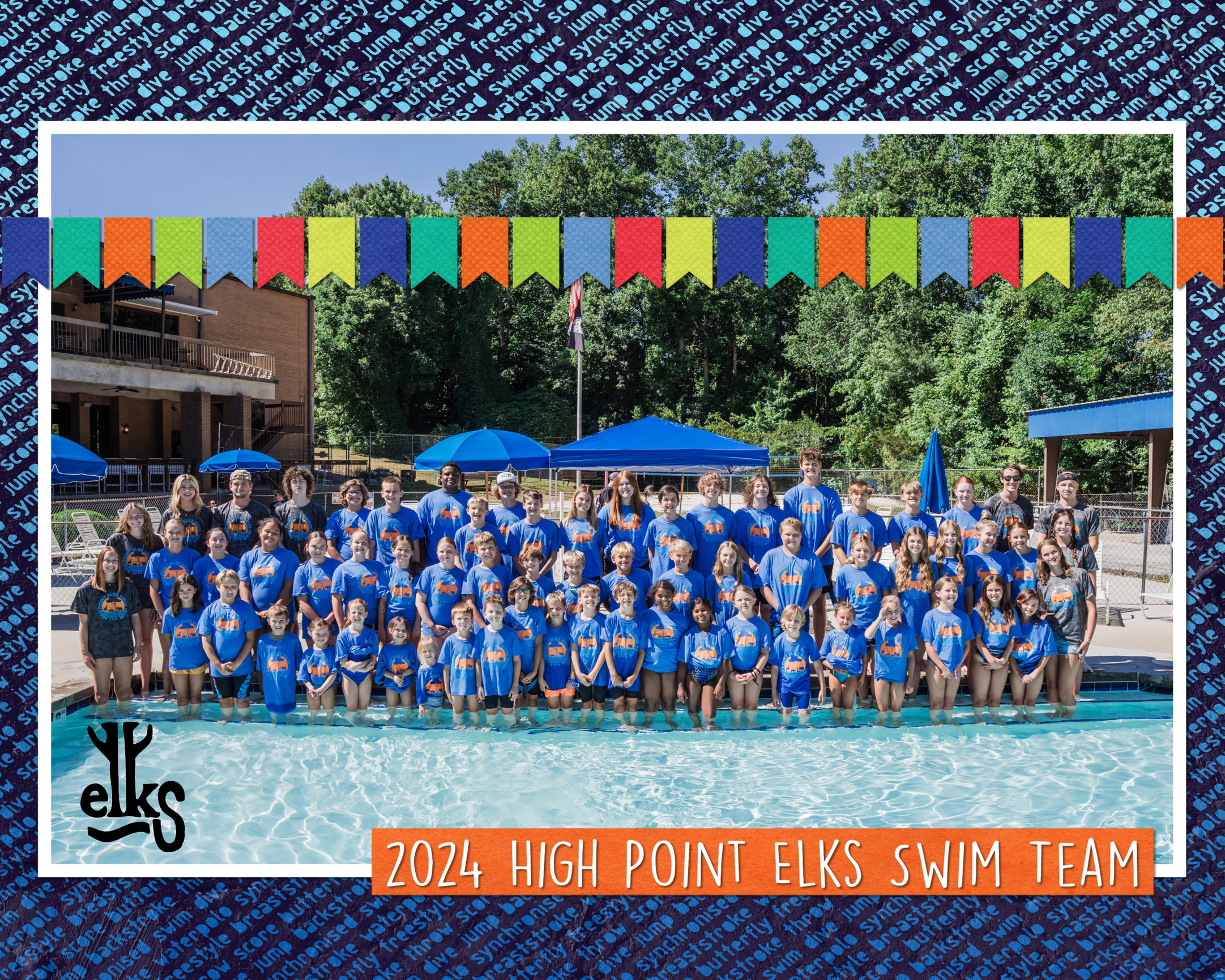 HP Elks Swim Team Photo - Kelli Gowdy Photography