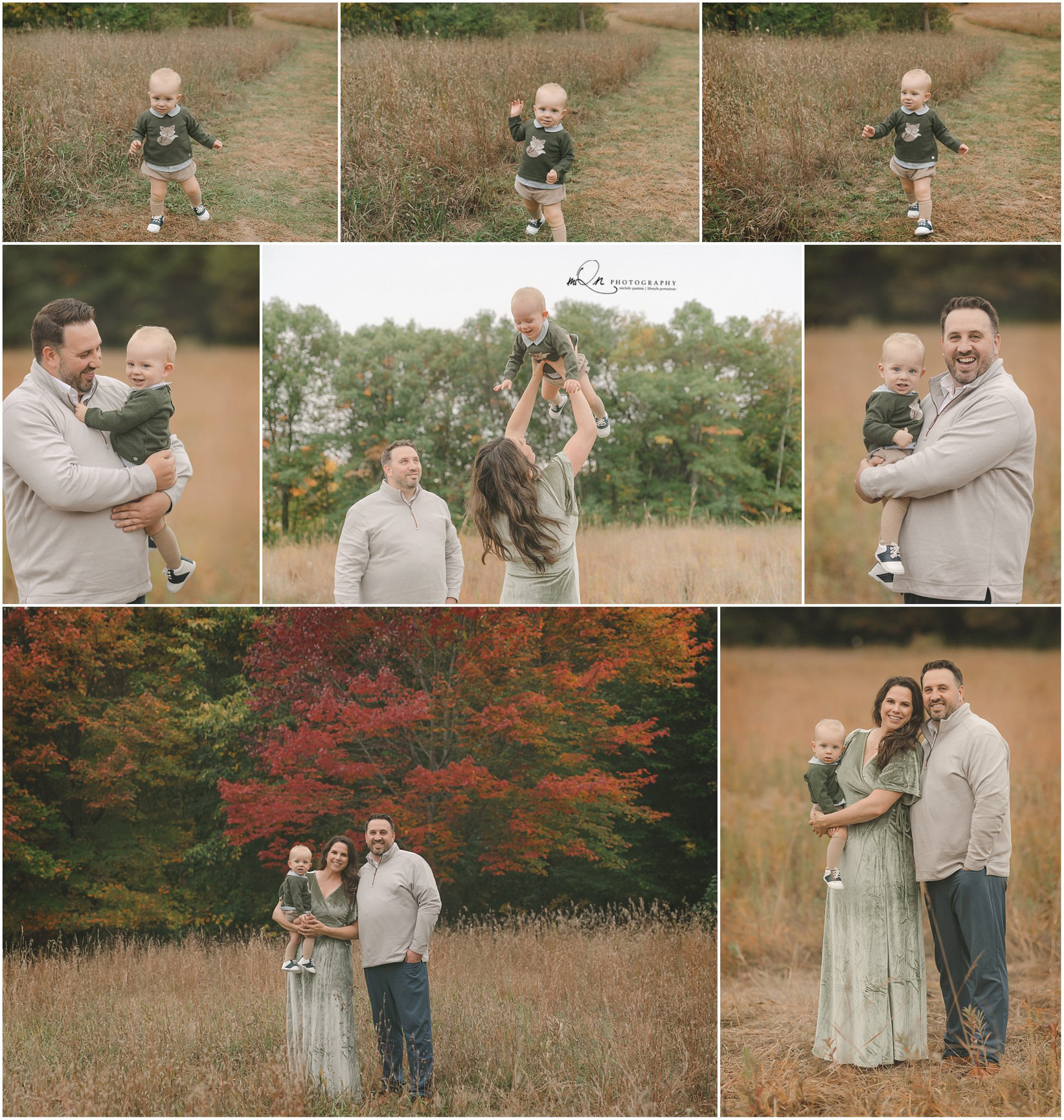 A Fall Family Session Share with a Twist at Tamarack Nature Center