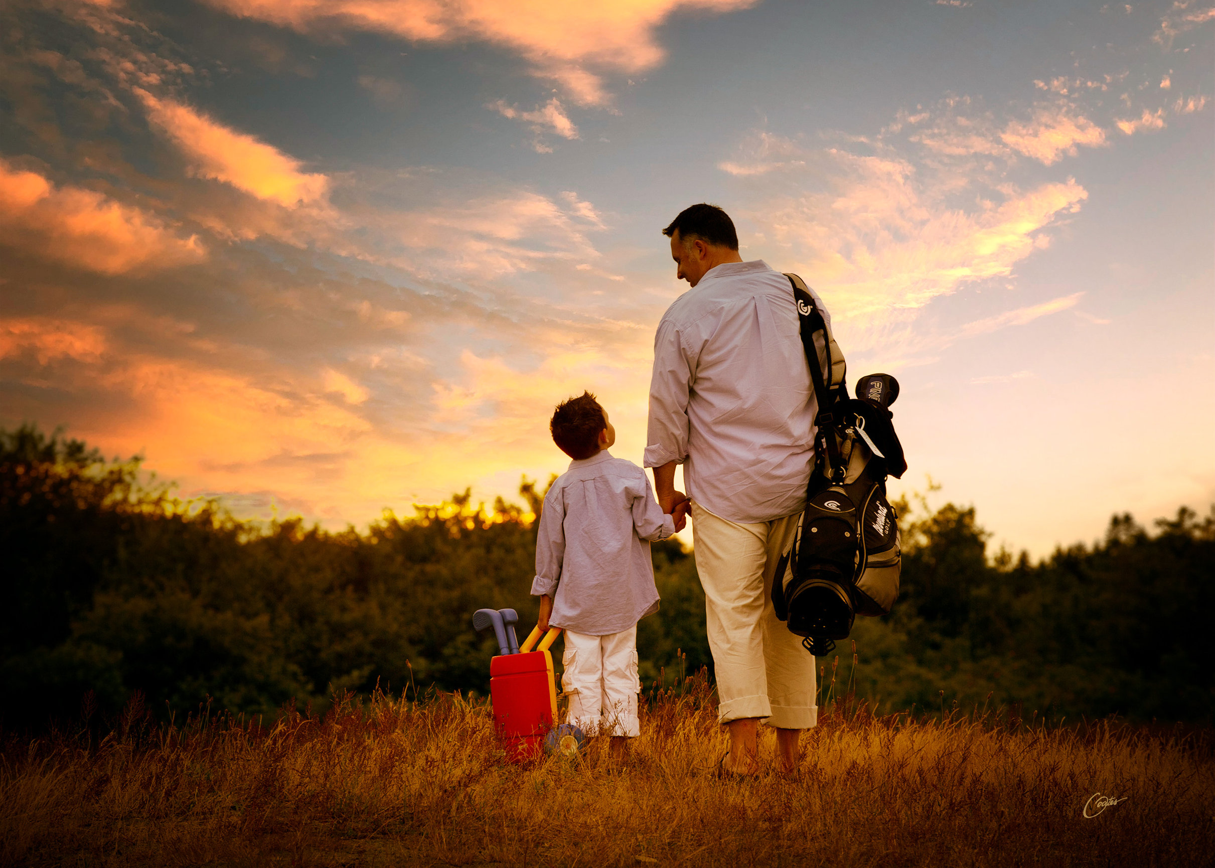 Like Father, Like Son - COATES PORTRAIT DESIGN