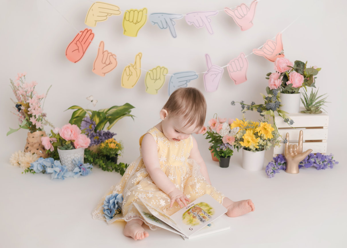 ASL themed First Year Session - Bolt Photography