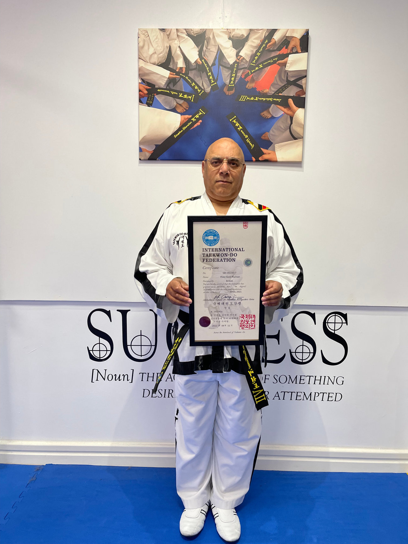 Promoted to 7th Degree Master - Taekwon-do-Wales