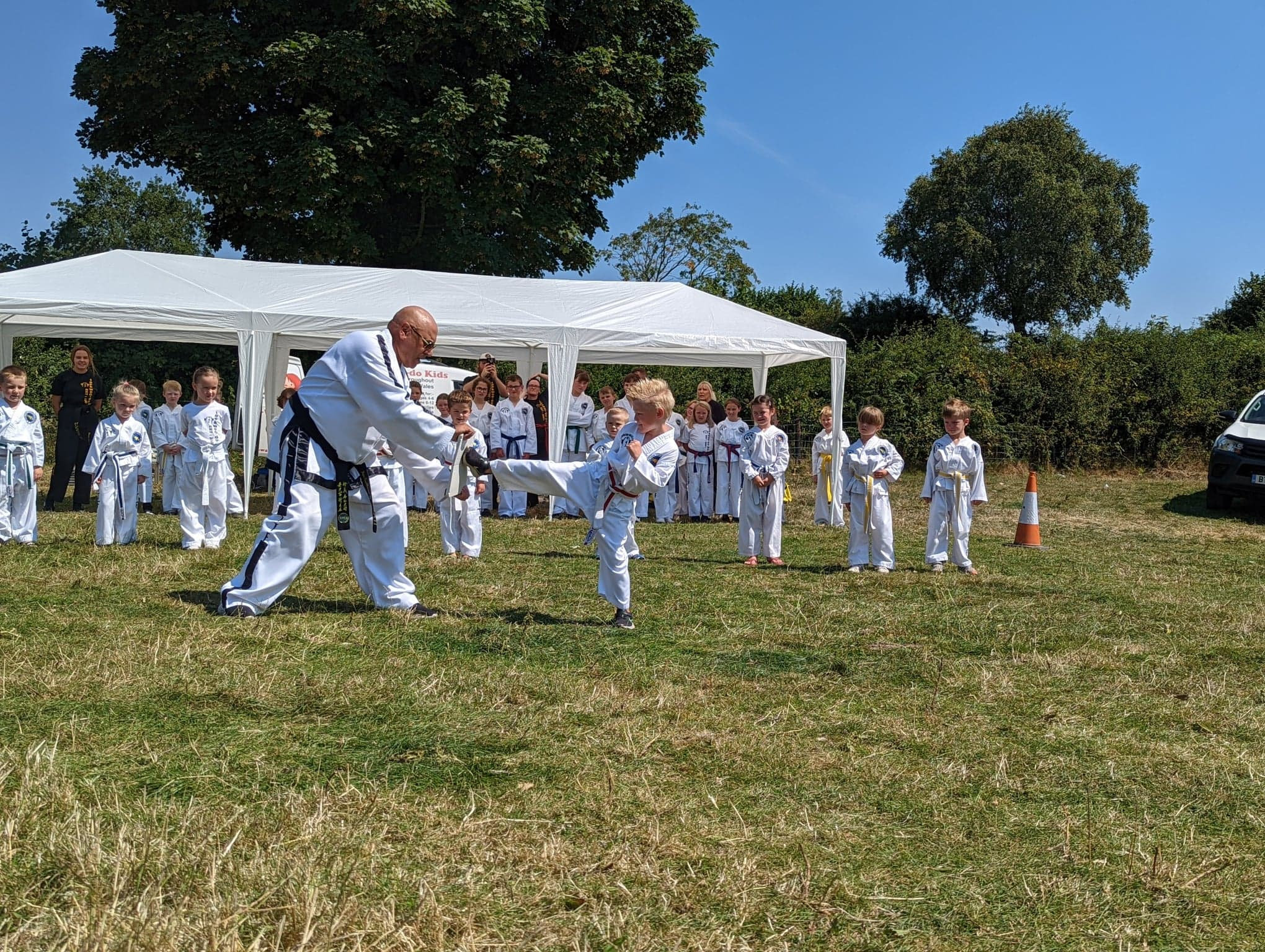 Display at Pencoed Farm - Taekwon-do-Wales