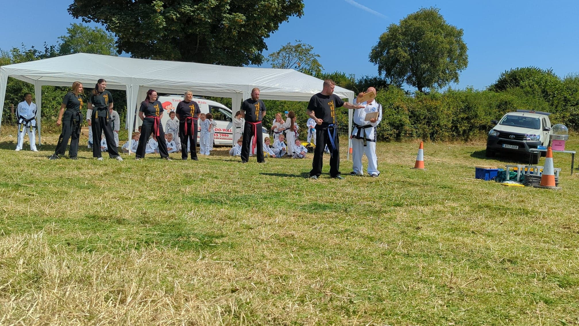 Display at Pencoed Farm - Taekwon-do-Wales