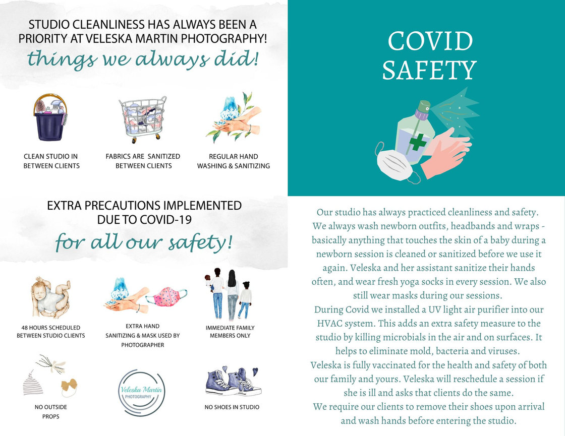 COVID Safety - Veleska Martin Photography