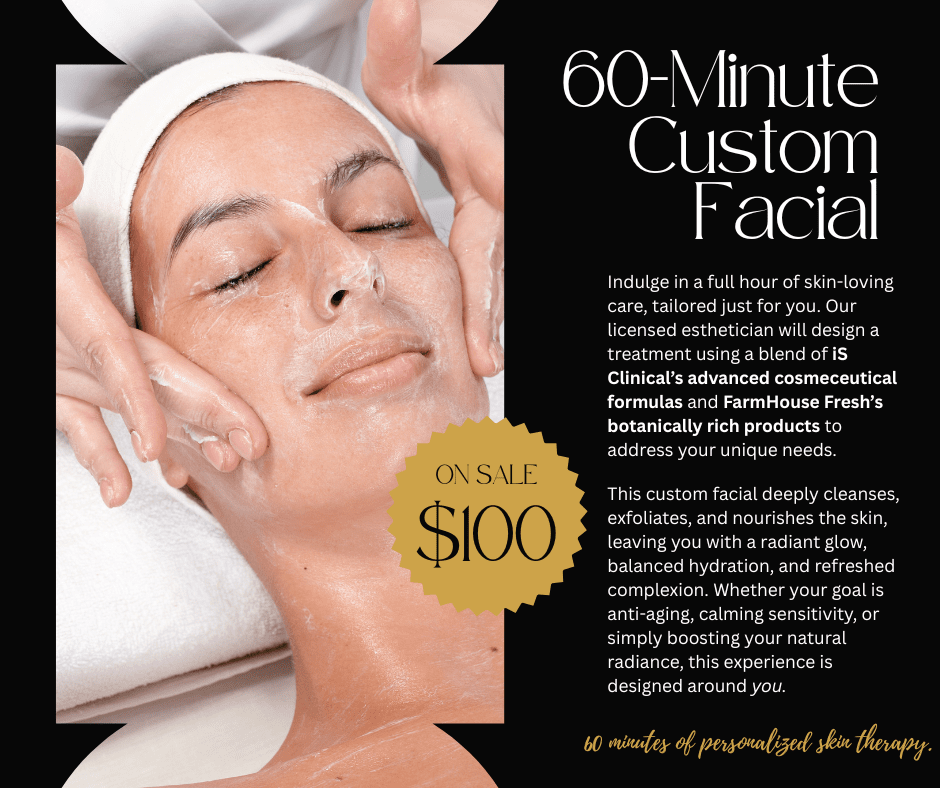 $100 Custom 60-Minute Facials ALL October! - Bella Salon and Spa