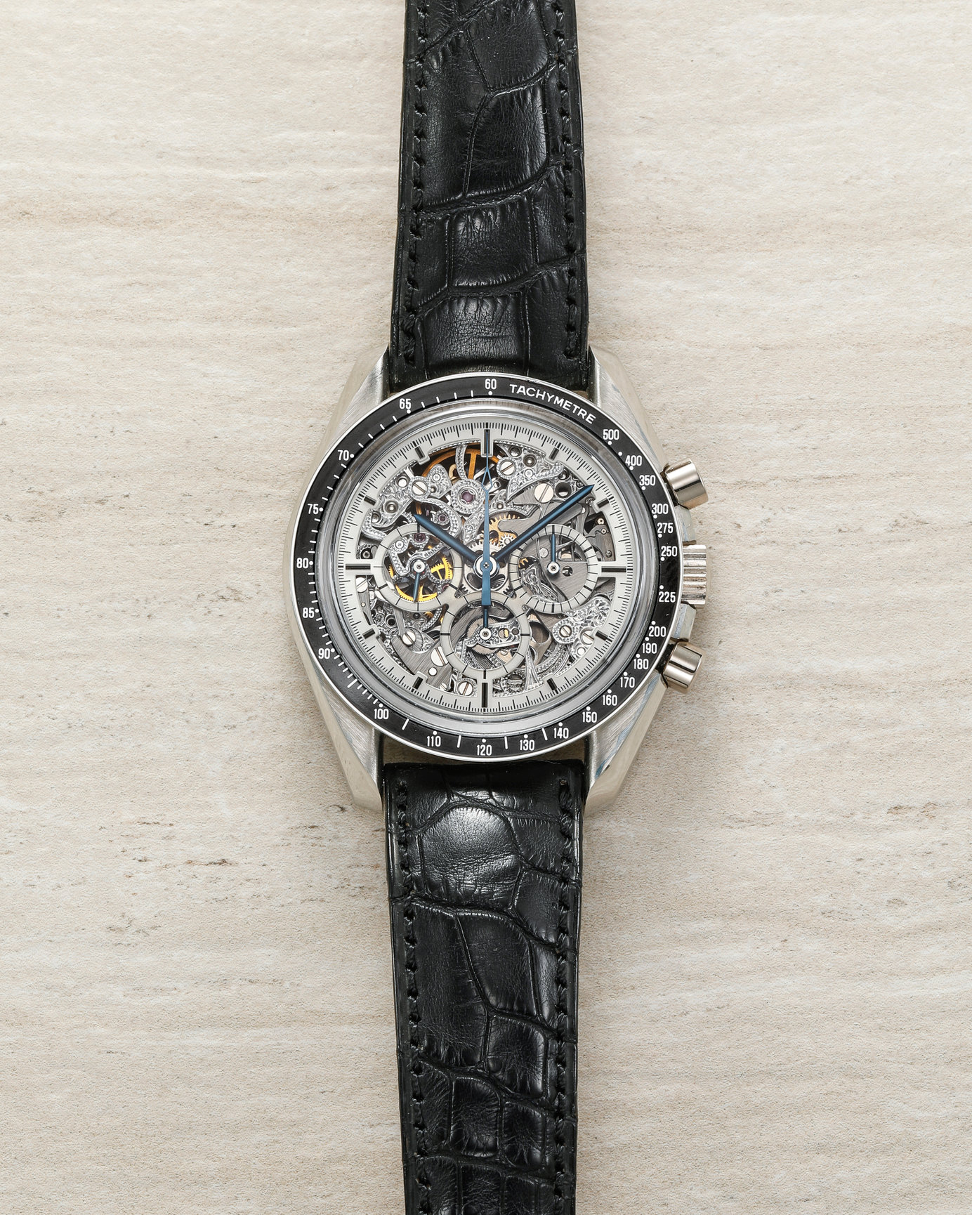 Omega Speedmaster 3097.30 Platinum Skeleton B&P 1994 - Roy & Sacha ...