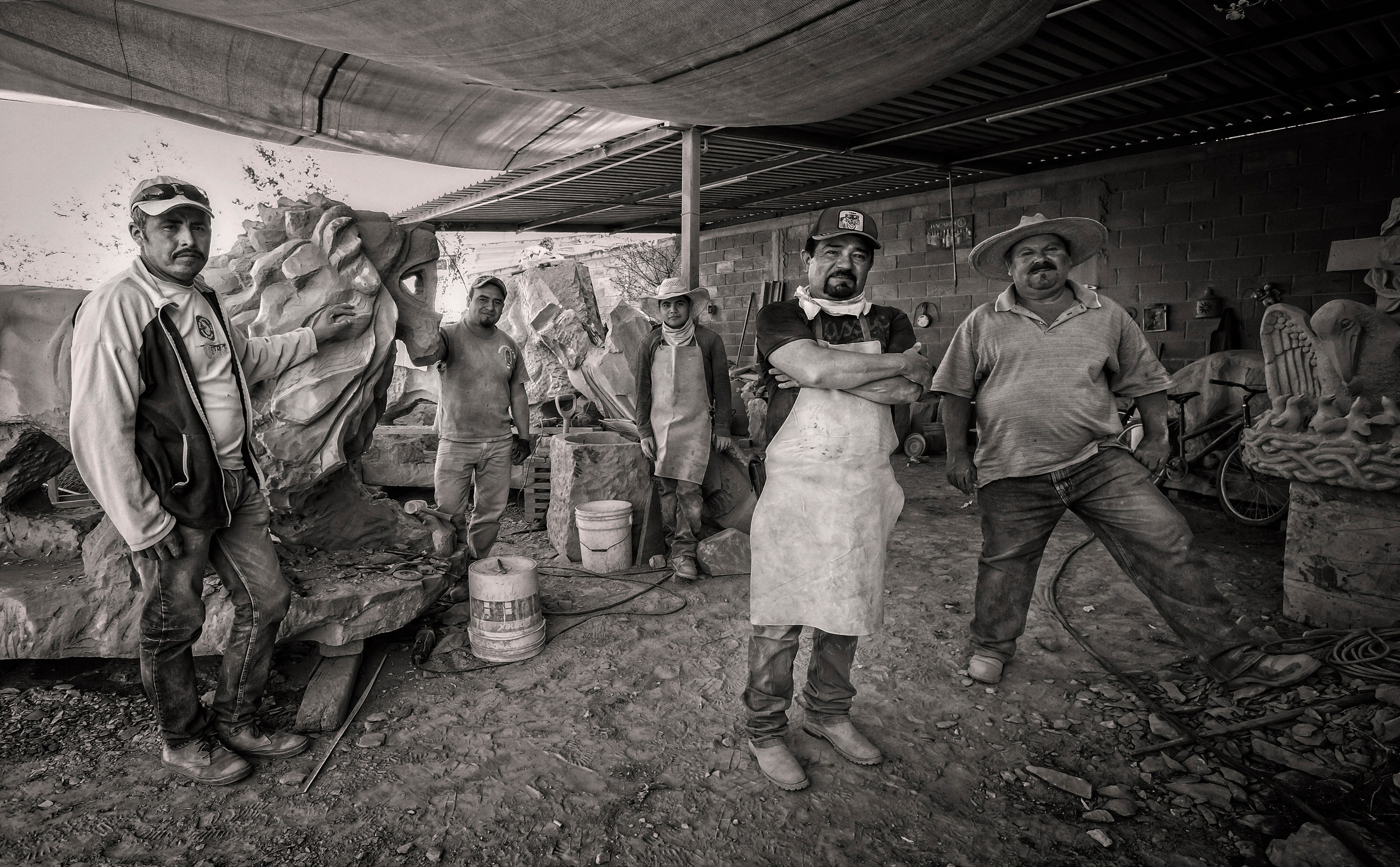 Stone Carvers of Escolasticas - Walter Hodges