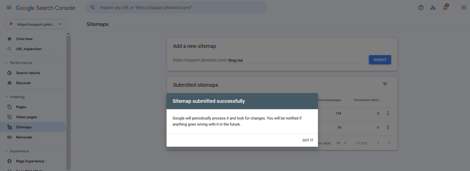 How Do I Submit My Blog RSS Feed To Google? - PhotoBiz Knowledge Base