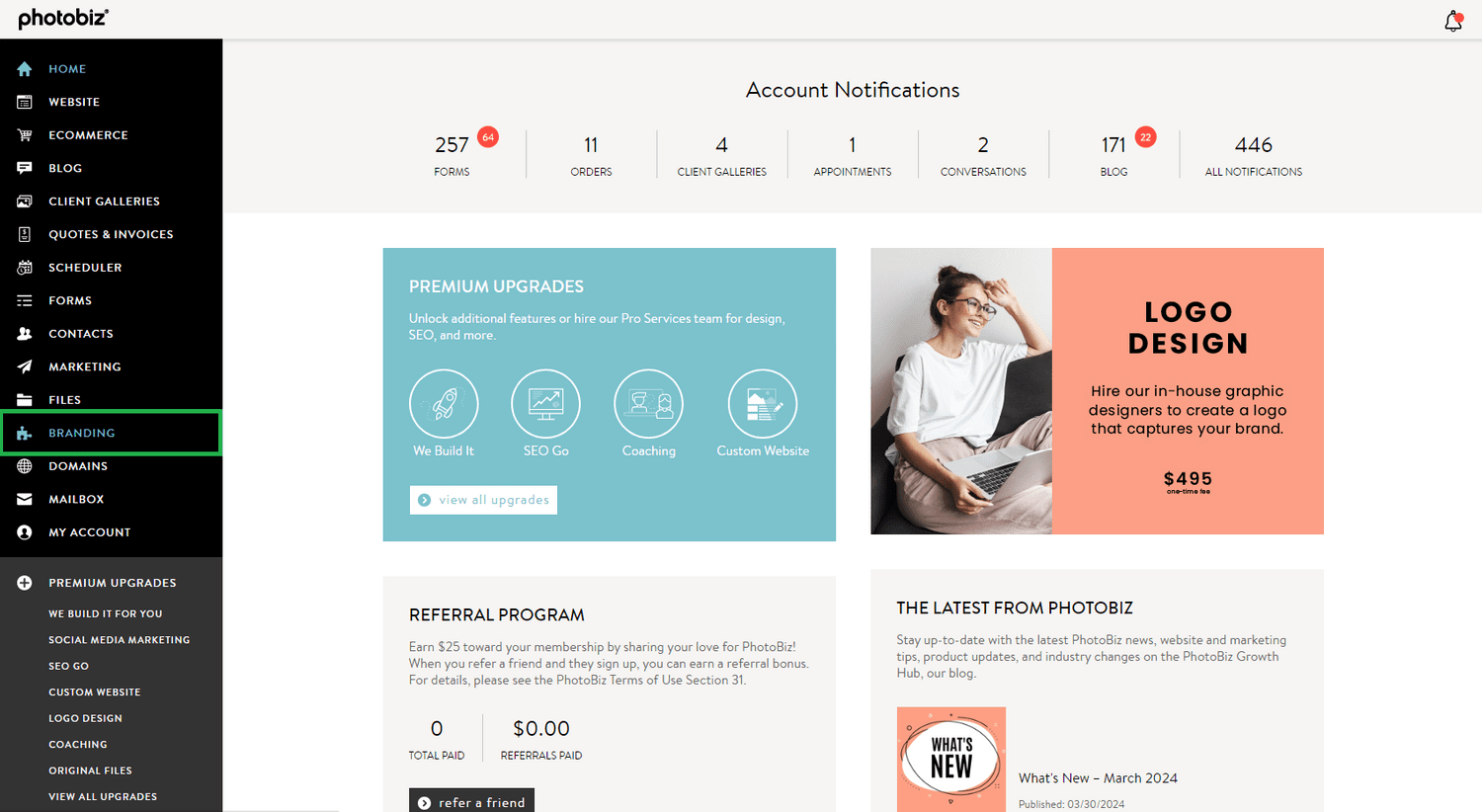 How To Change Your Logo On Your Website - PhotoBiz Knowledge Base