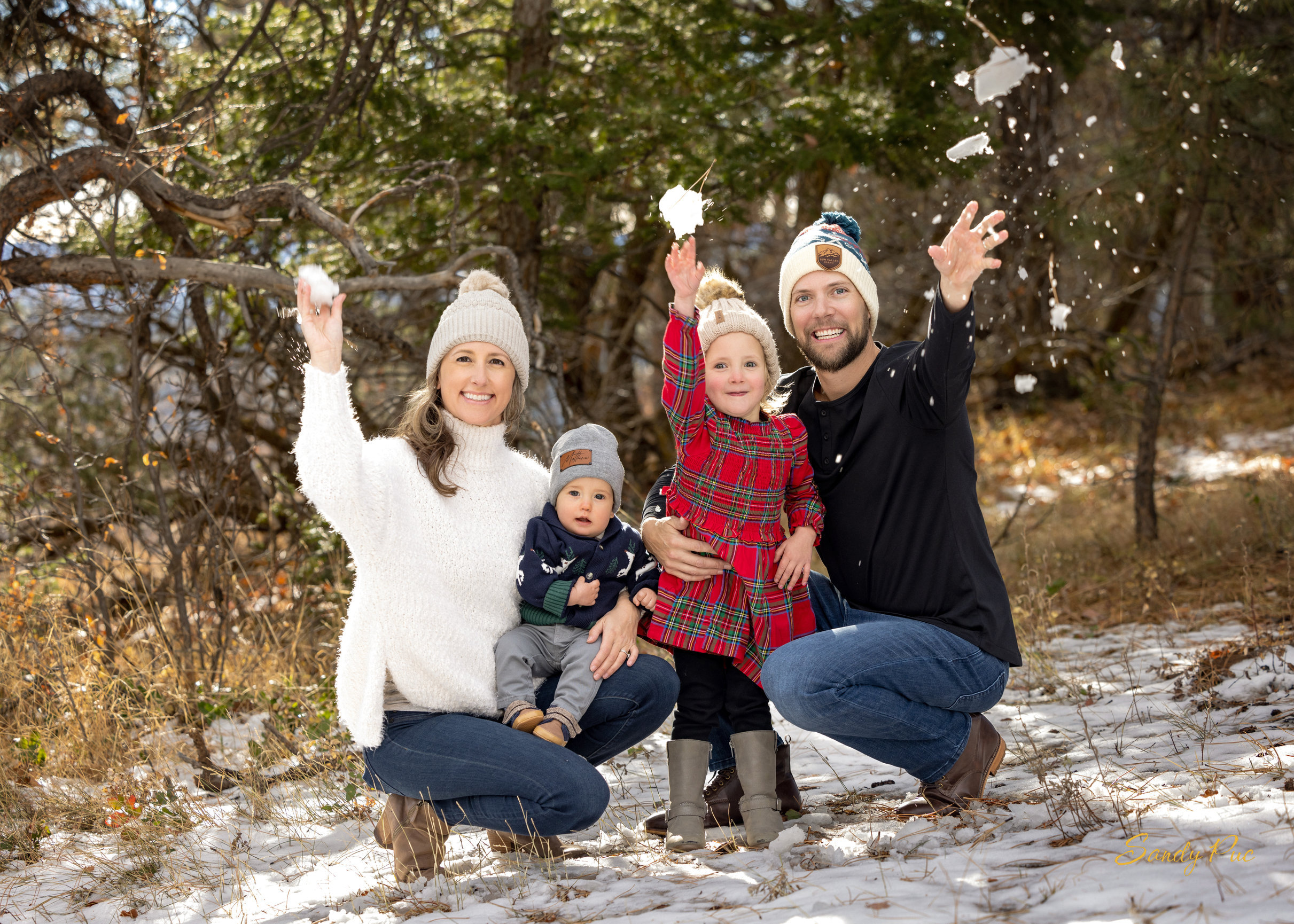 ️Family Snow Portraits ️ {Denver Family Photographer} - Sandy Puc ...
