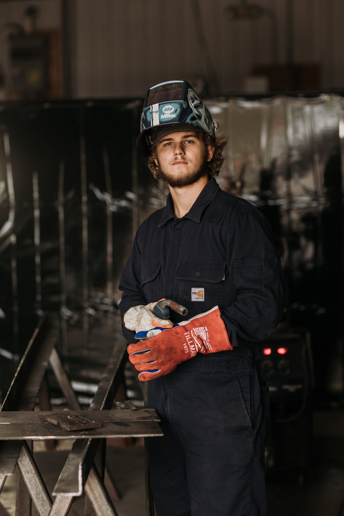 Football, Hunting & Welding Senior Boy Photography