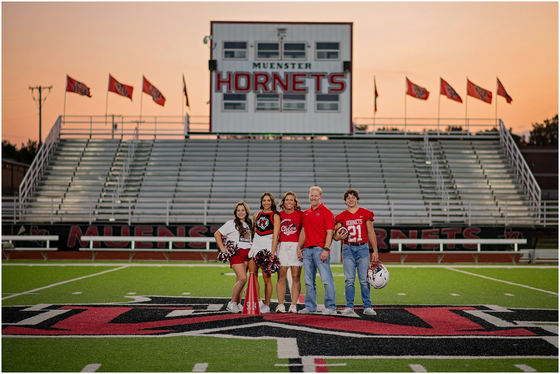 Celebrating Family and Football at Hornet Stadium in Muenster, Texas ...
