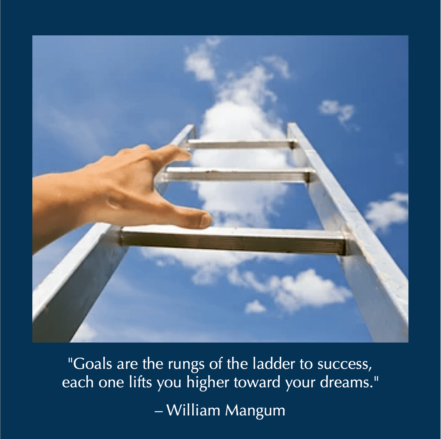 The Ladder to Success: Why Goals Matter - William Mangum