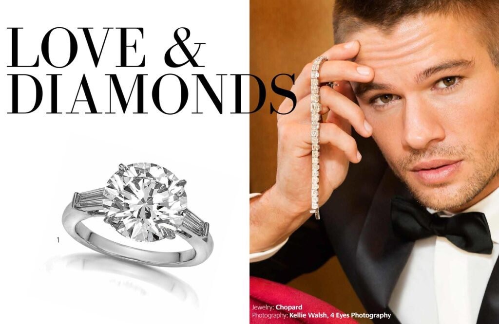 Chopard Diamond Shoot in Wedding Style Magazine - 4 Eyes Photography