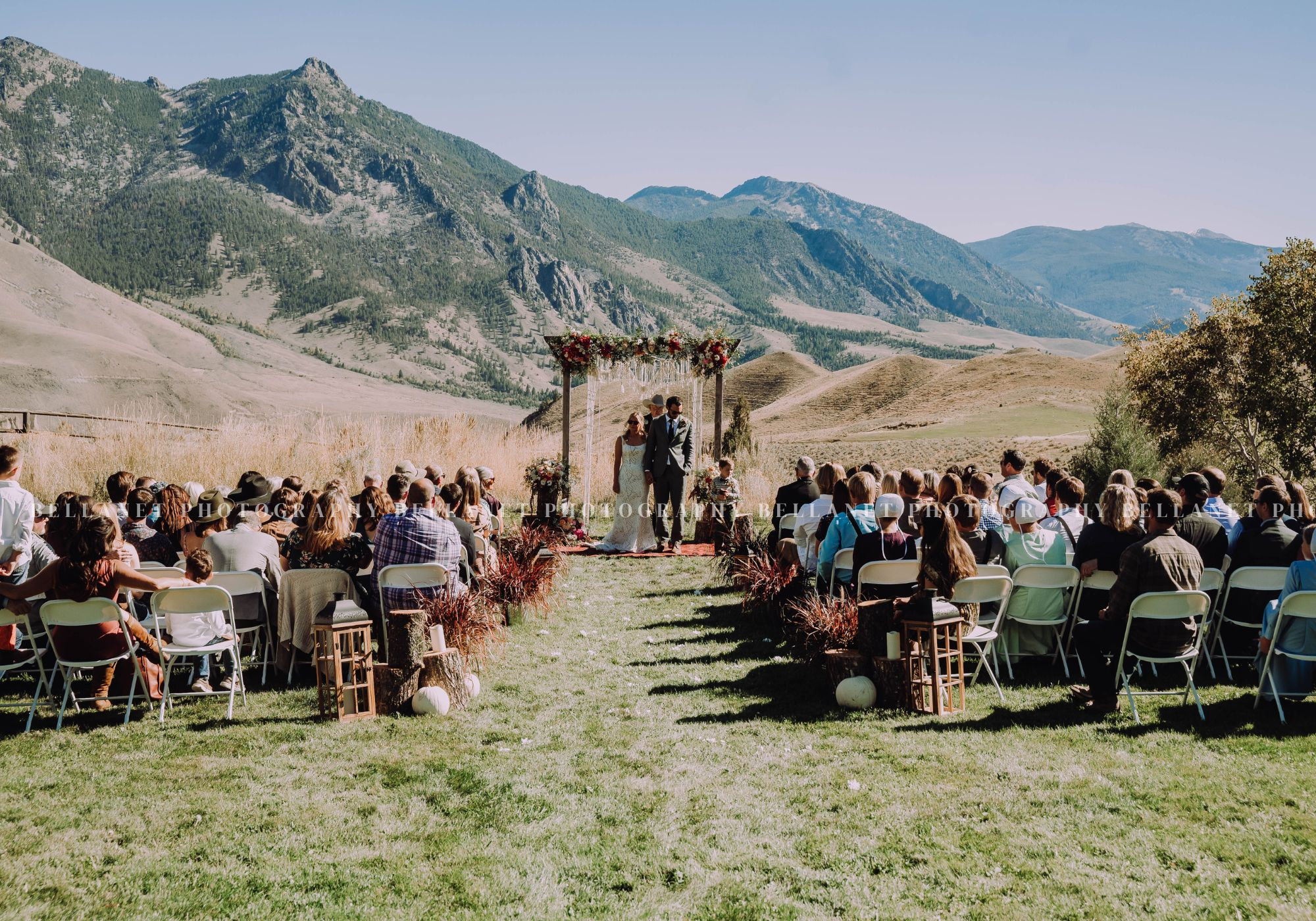 Twin Peaks Guest Ranch Idaho Wedding - Bellanet Photography
