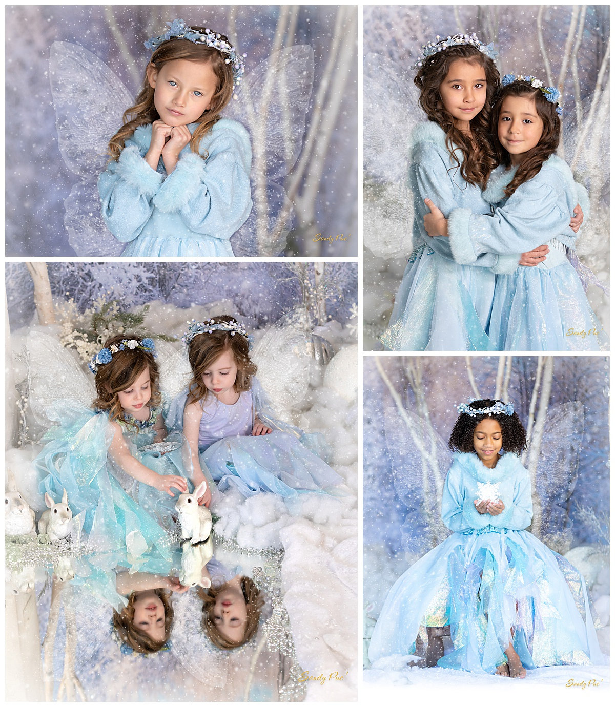 Stunning Snow Fairies- Denver Childrens Photography - Sandy Puc Photography