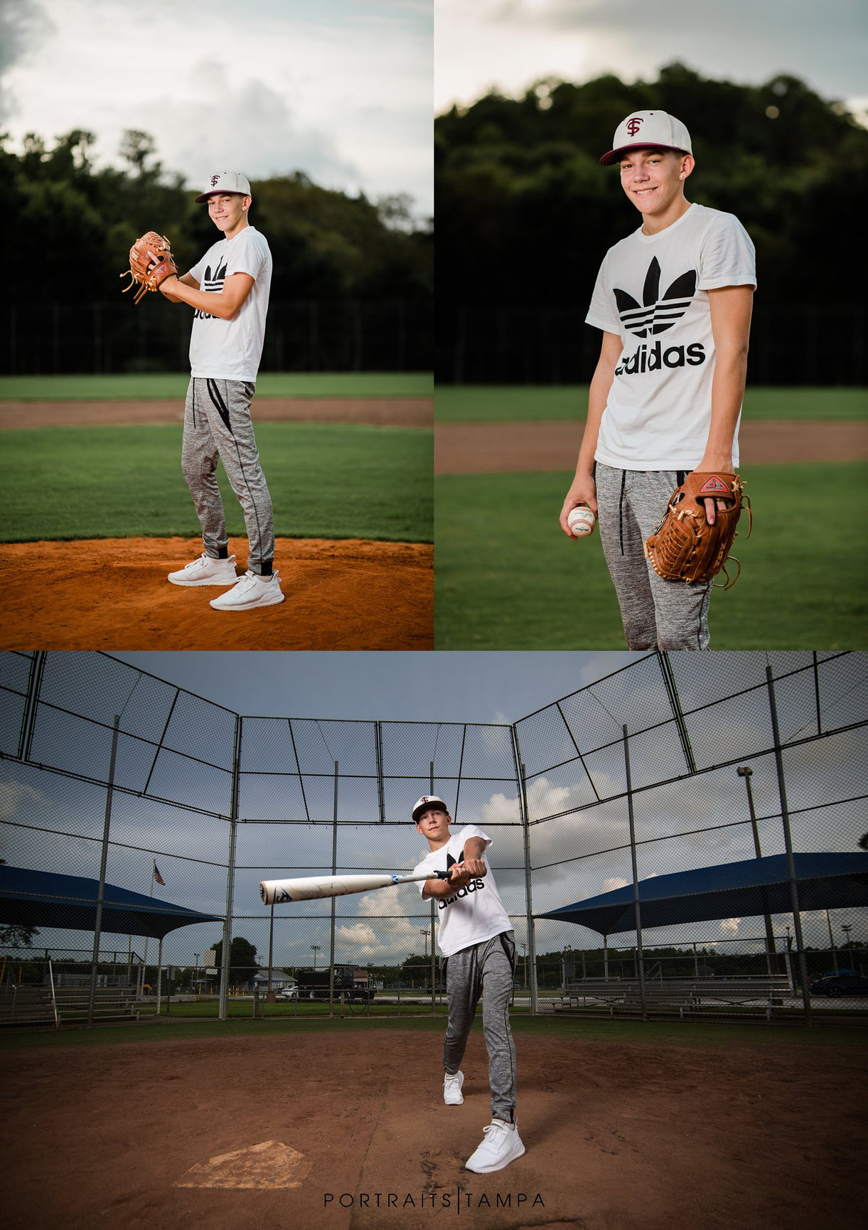 Tampa Senior Portrait Photographer - Baseball Senior Portraits